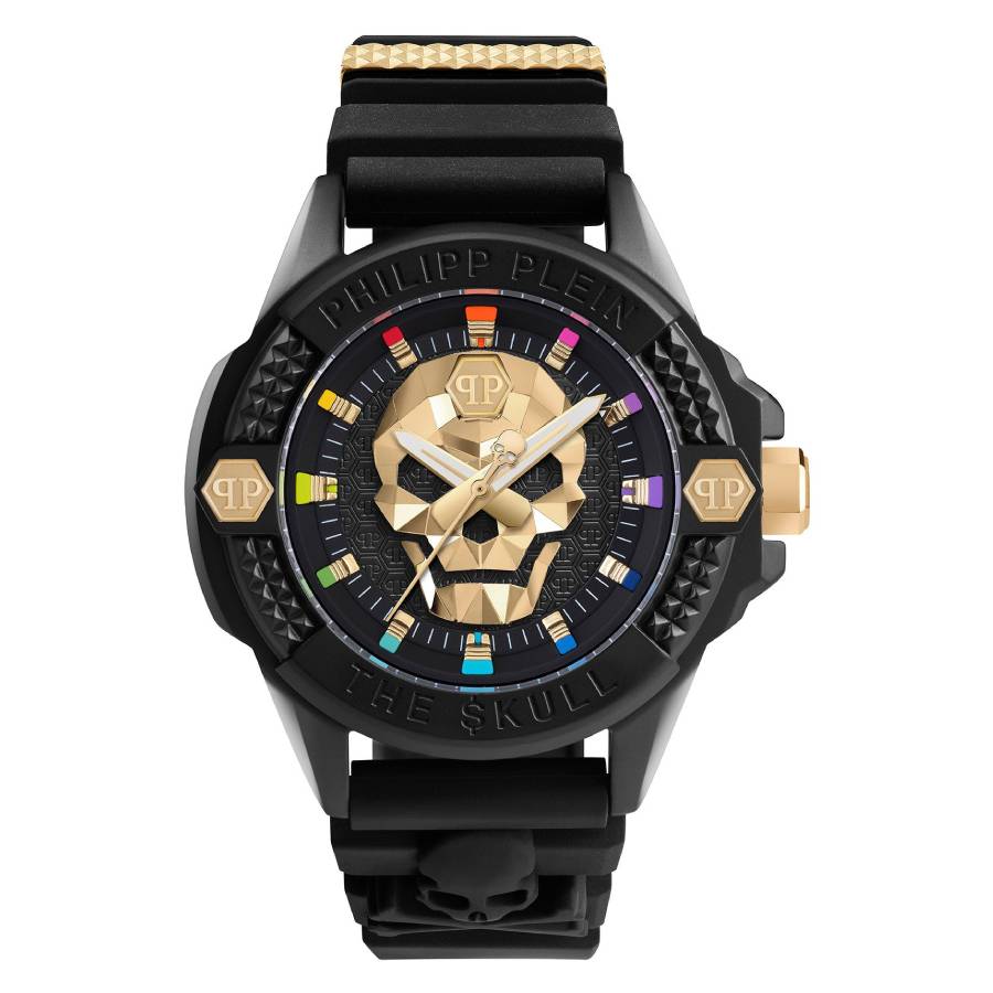 Philipp Plein The Skull Ecoceramic Quartz Black Dial Men's Watch ...