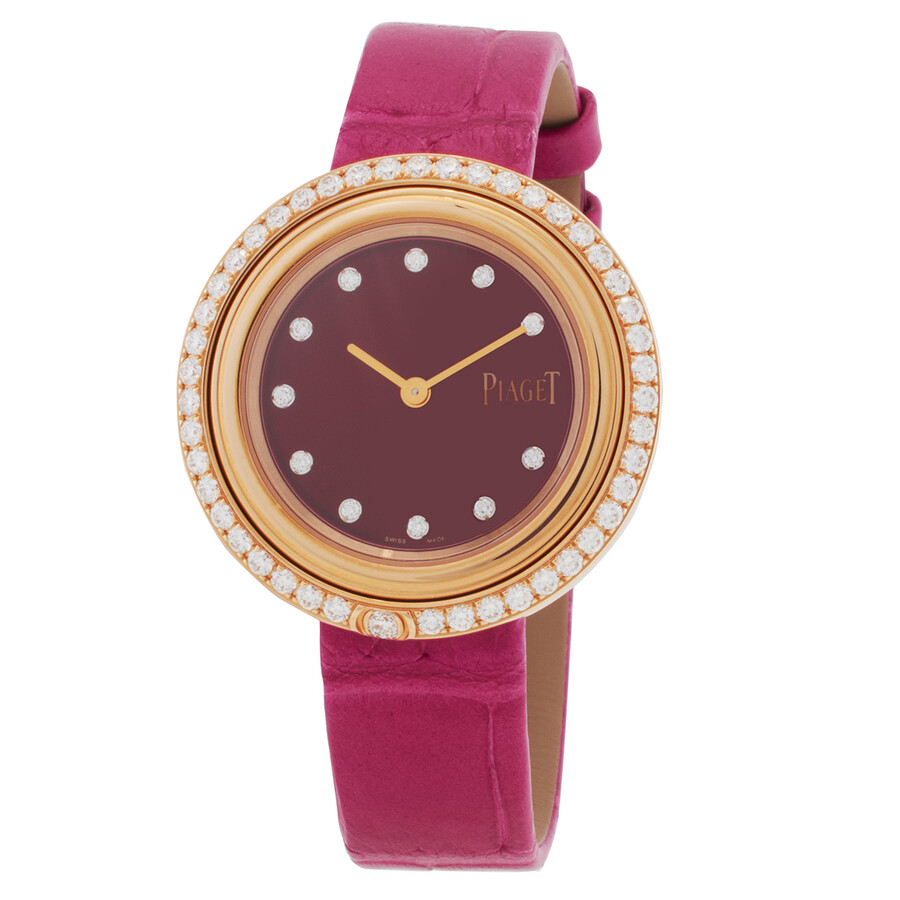 Piaget Possession Quartz Diamond Pink Dial Ladies Watch G0A44096 ...