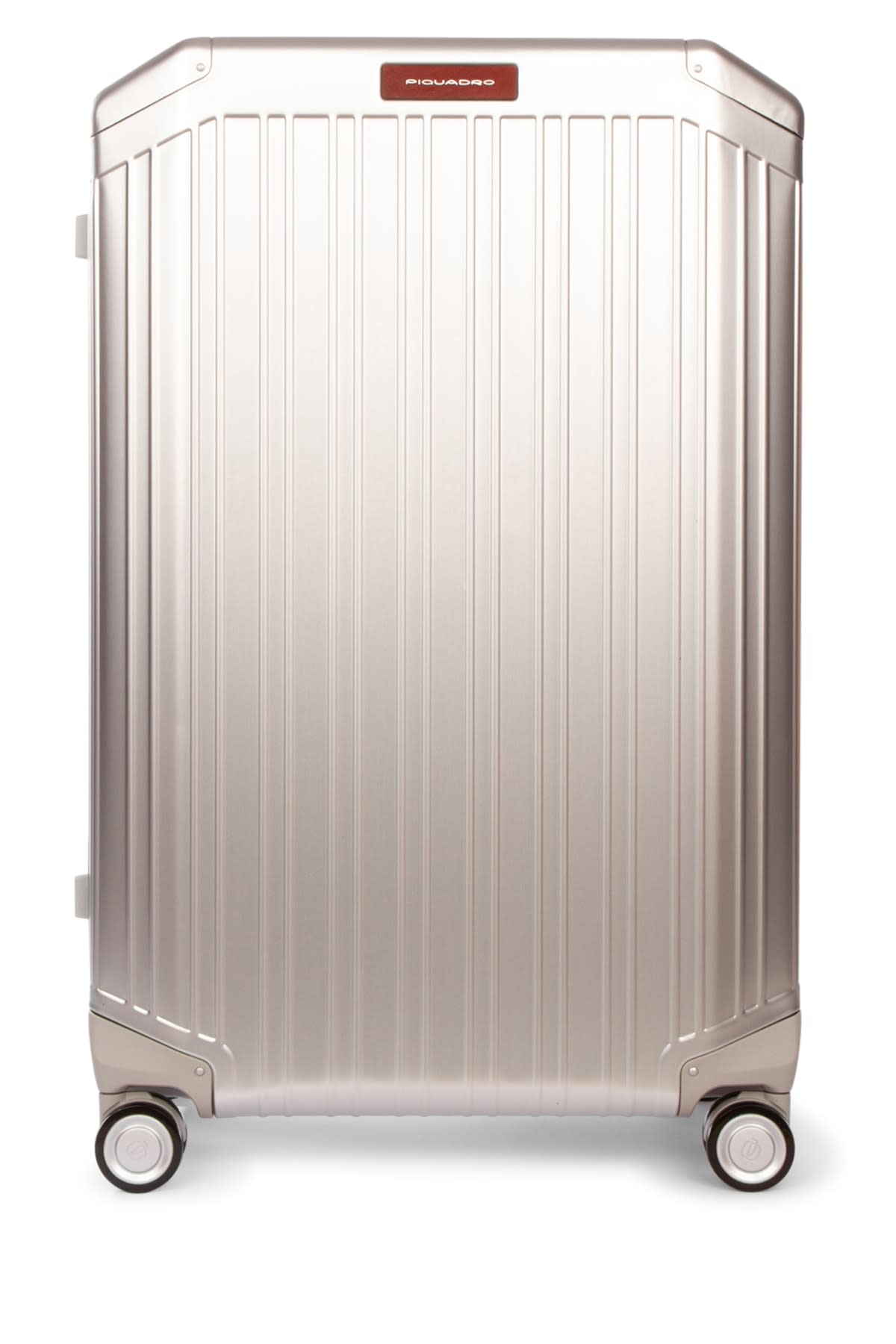 Piquadro Trolley Grande 4 Ruote In Alluminio E Pelle BV4428ALU GRCU ...