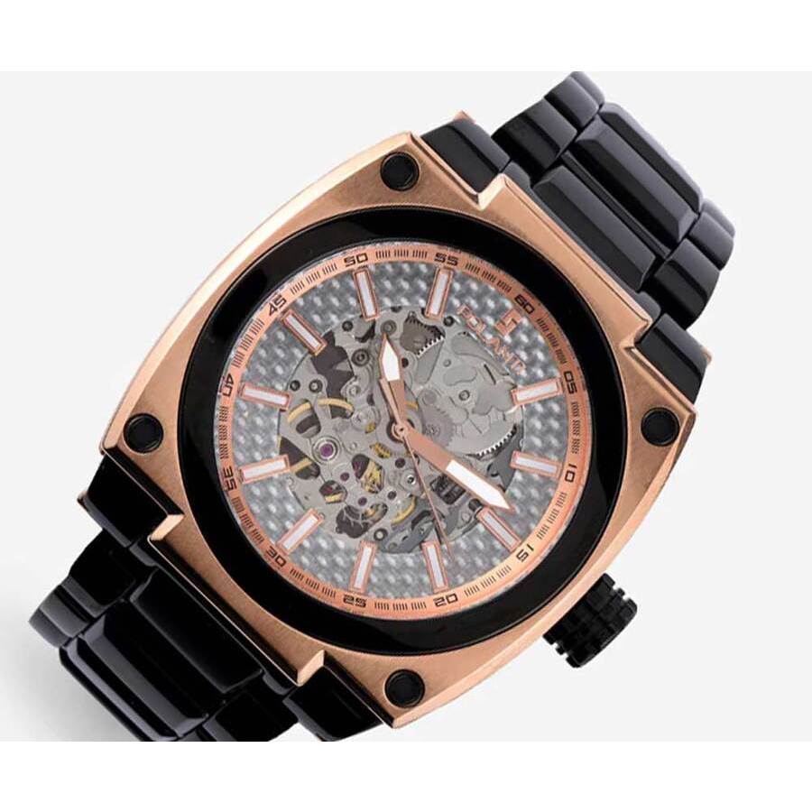 Polanti Torque Ii Auto Silver-tone Dial Men's Watch PLT2001-RGBK ...