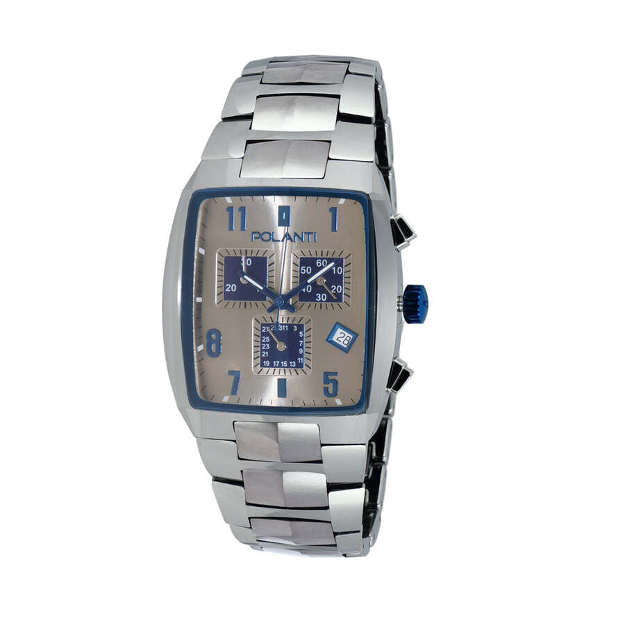 Polanti Valor Chronograph Quartz Grey Dial Men's Watch PO1085-TGYBU ...