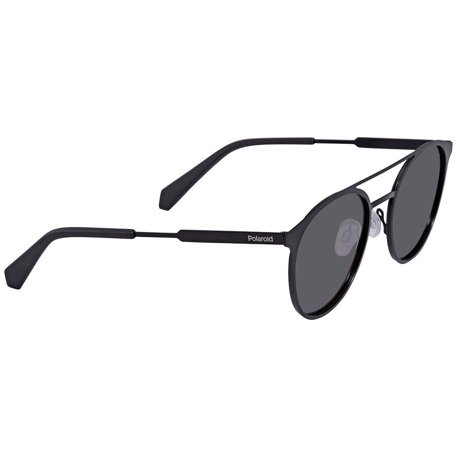 Polaroid Core Polarized Grey Round Unisex Sunglasses PLD2052S 807/M9 51 ...