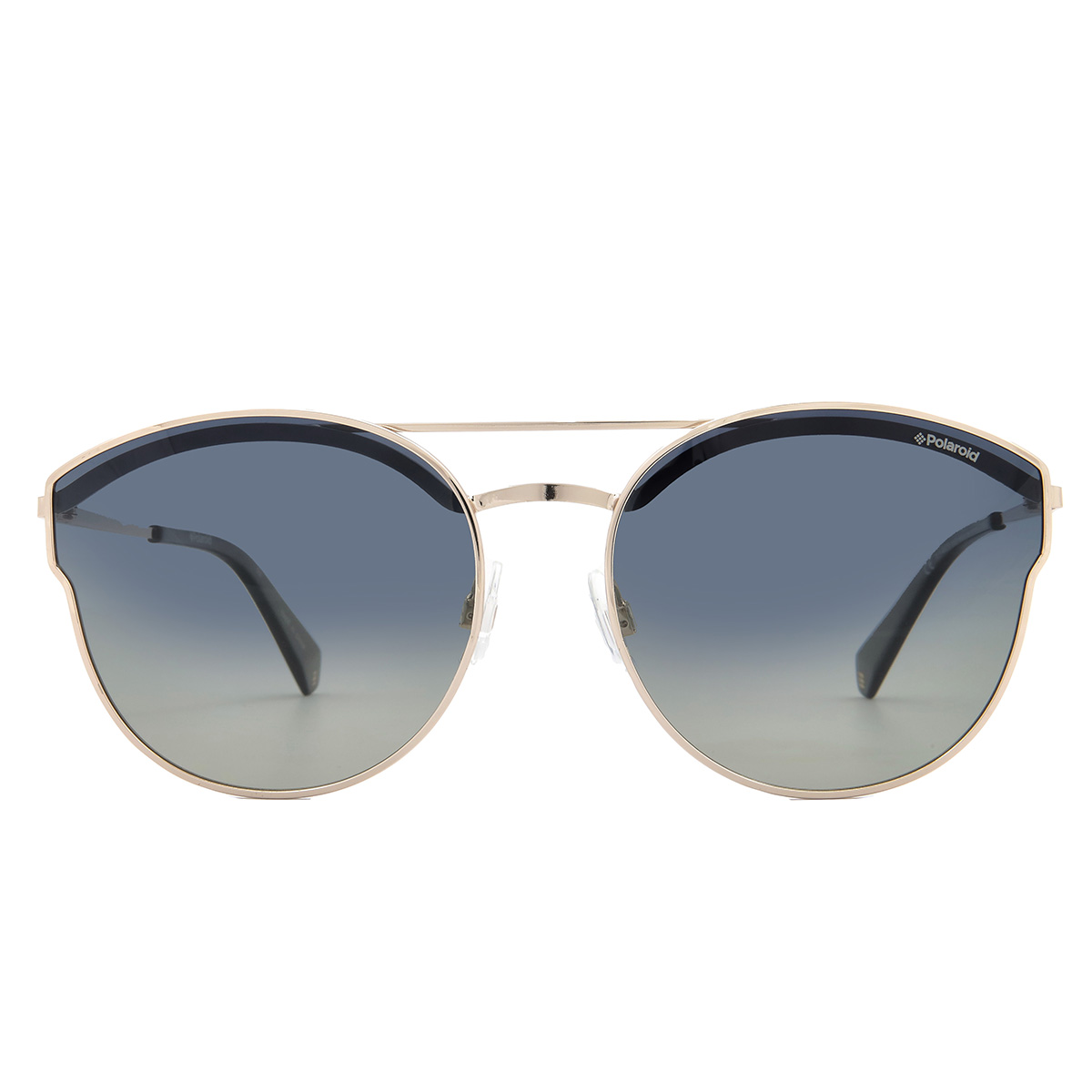 Polaroid Polarized Blue Gradient Round Ladies Sunglasses PLD 4057/S ...