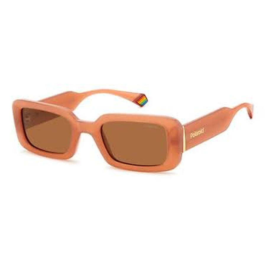 Polaroid Polarized Copper Rectangular Ladies Sunglasses PLD 6208/S/X ...