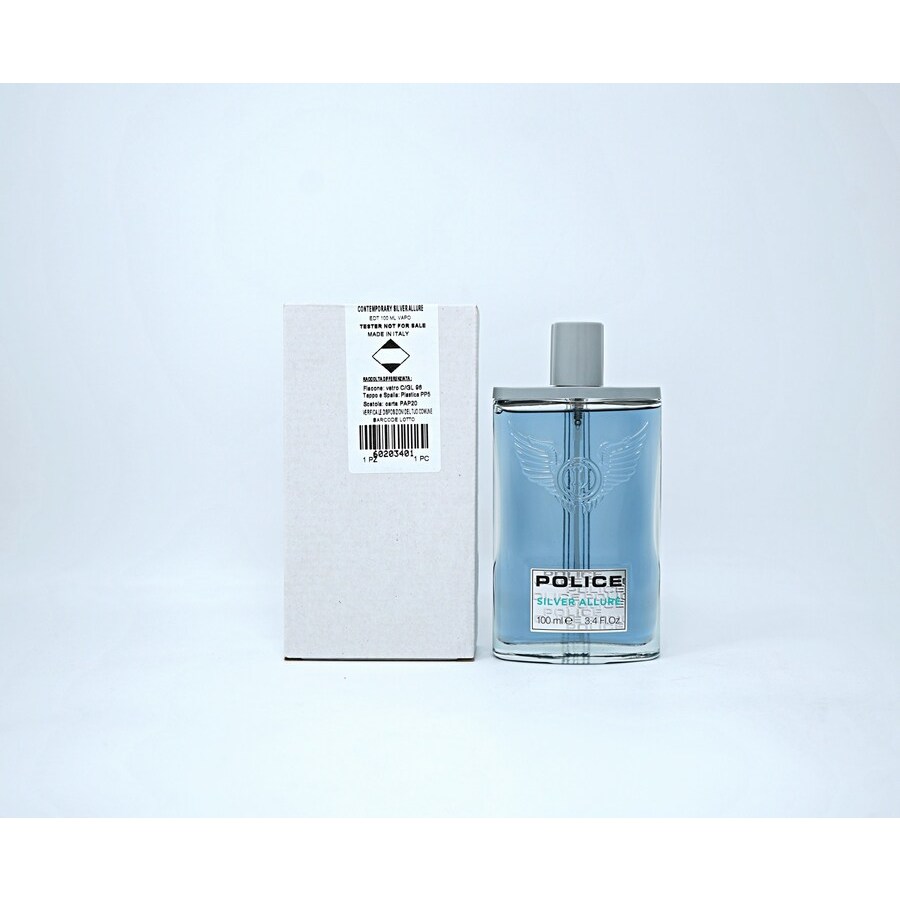 Police Men's Contemporary Silver Allure EDT Spray 3.4 oz (Tester ...