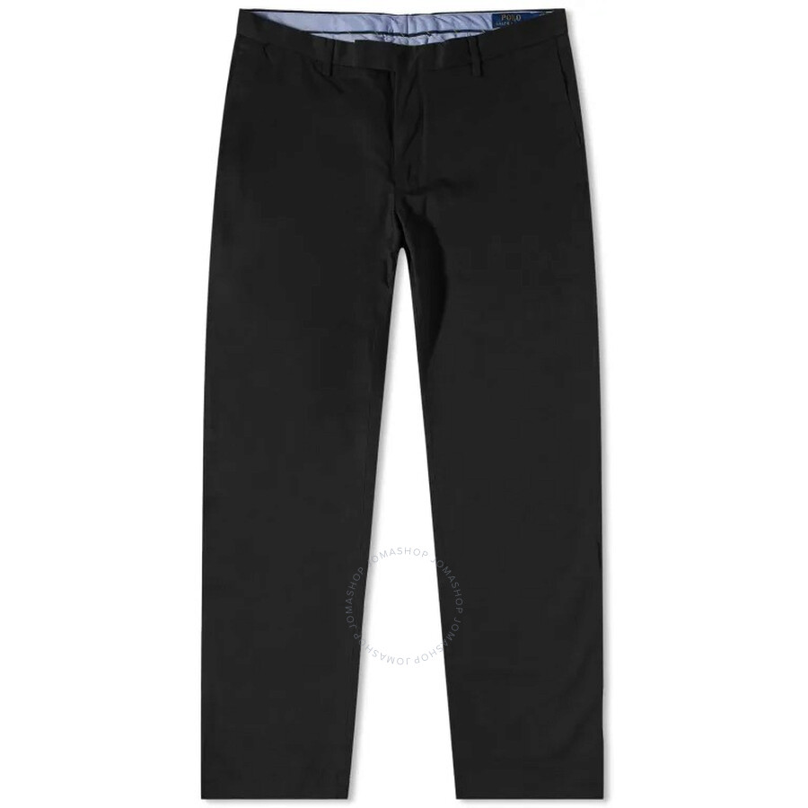 Polo Ralph Lauren Black Stretch Slim Fit Cotton Pants, Size 36W - 32L ...