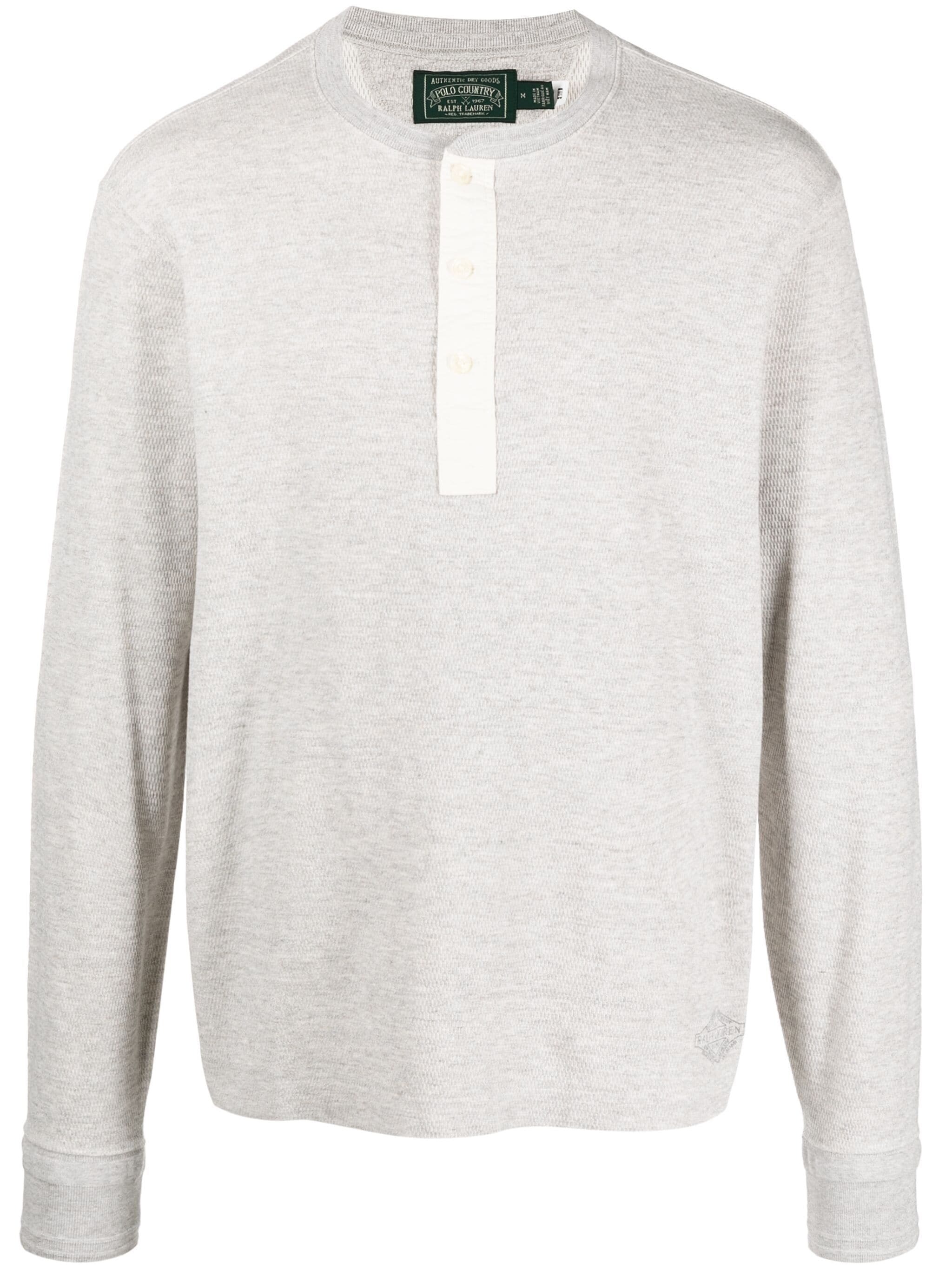 Polo Ralph Lauren Knitted Long Sleeve Logo Print Sweater, Size Medium ...