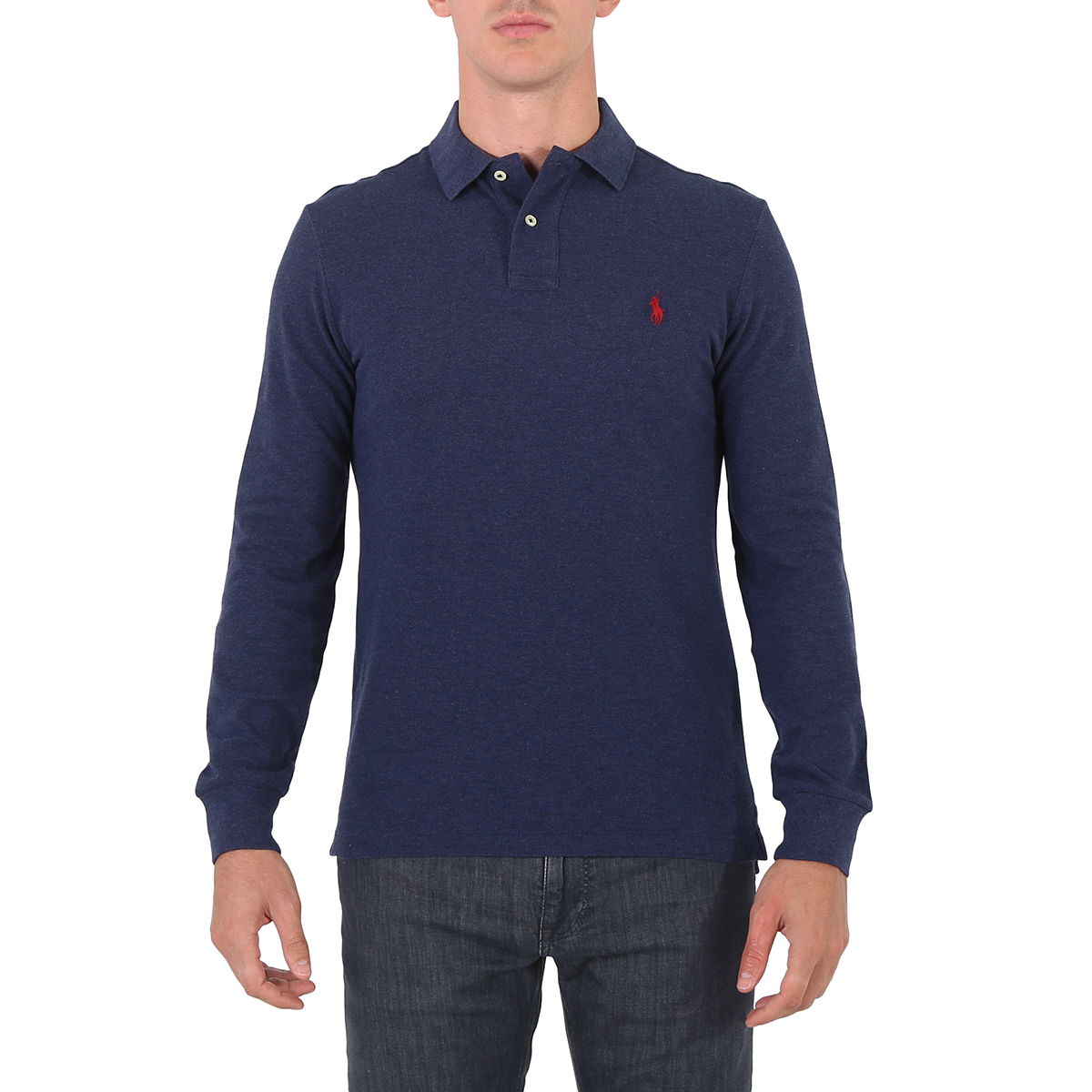 Polo Ralph Lauren Men's Navy Logo-Embroidered Polo Shirt, Size X-Large ...