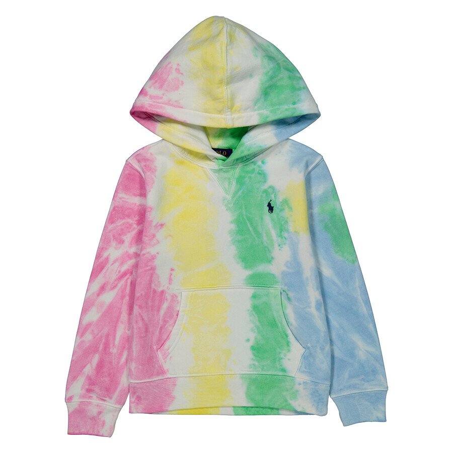 Polo Ralph Lauren Multicolor Tie Dye Cotton Hoodie, Size 5Y ...