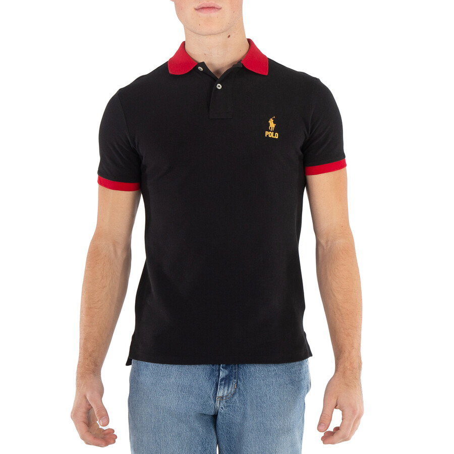 Polo Ralph Lauren Short Sleeve Mesh Embroidered Logo Polo Shirt, Size ...