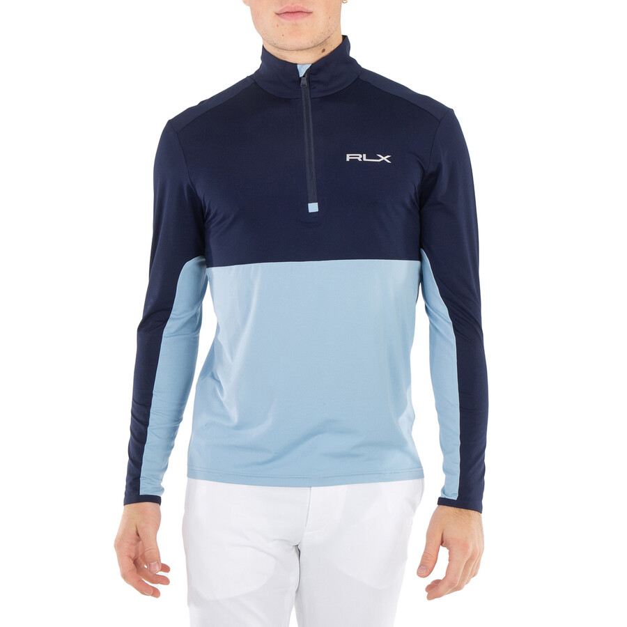 Polo Ralph Lauren Polo Ralph Rlx Long Sleeve Logo Embroidered Half Zip ...