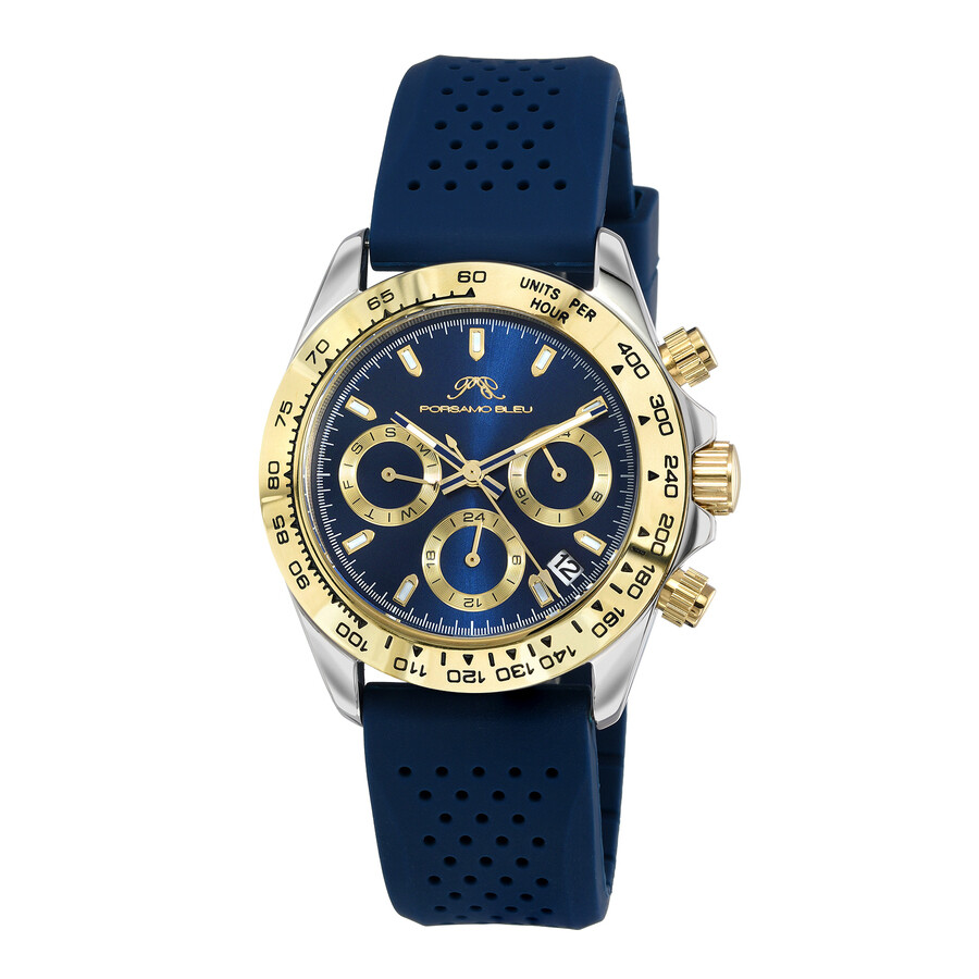 Porsamo Bleu Alexis Sport Quartz Blue Dial Ladies Watch 924CALR ...