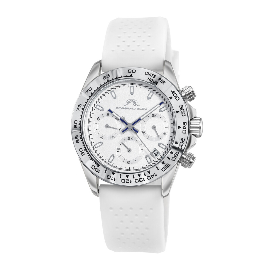 Porsamo Bleu Alexis Sport Quartz White Dial Ladies Watch 923AALR ...