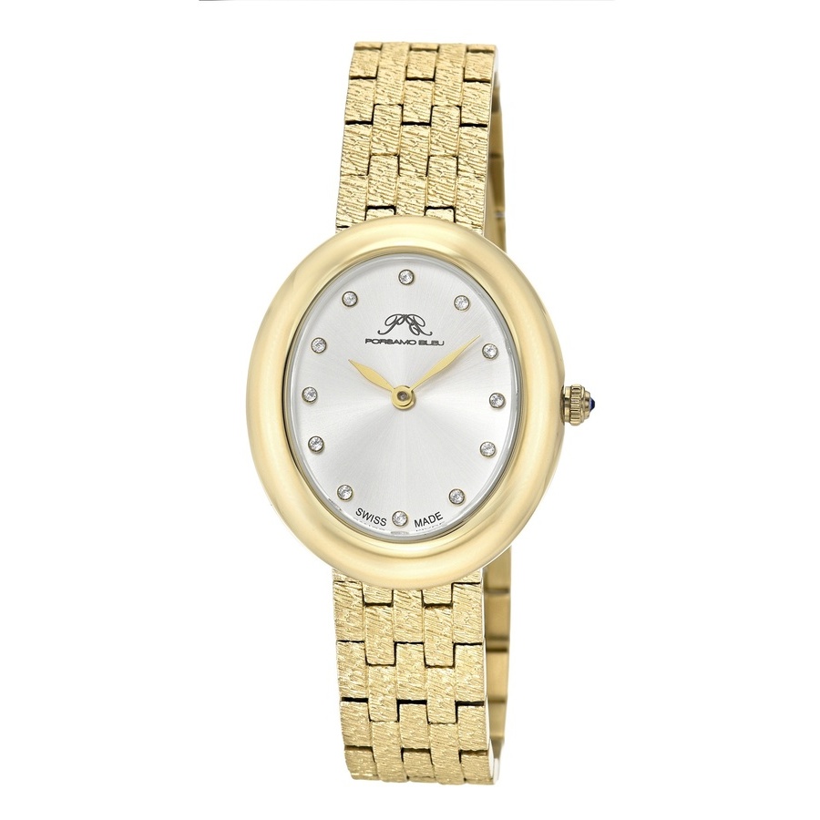 Porsamo Bleu Angelica Quartz Silver Sunray Dial Ladies Watch 1343BANS ...
