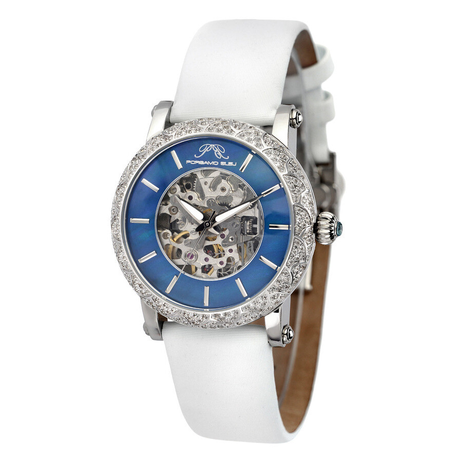 Porsamo Bleu Liza Automatic Blue Dial Ladies Watch 692ALIL 819179025567 ...