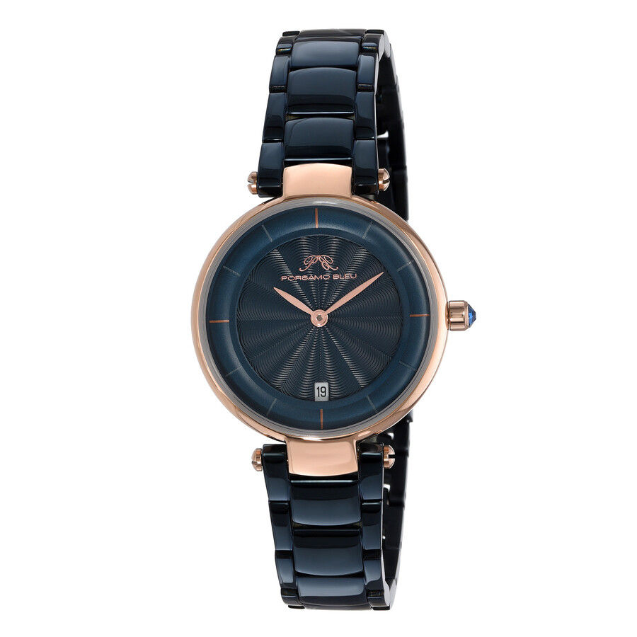 Porsamo Bleu Madison Quartz Blue Dial Ladies Watch 1152AMAS ...