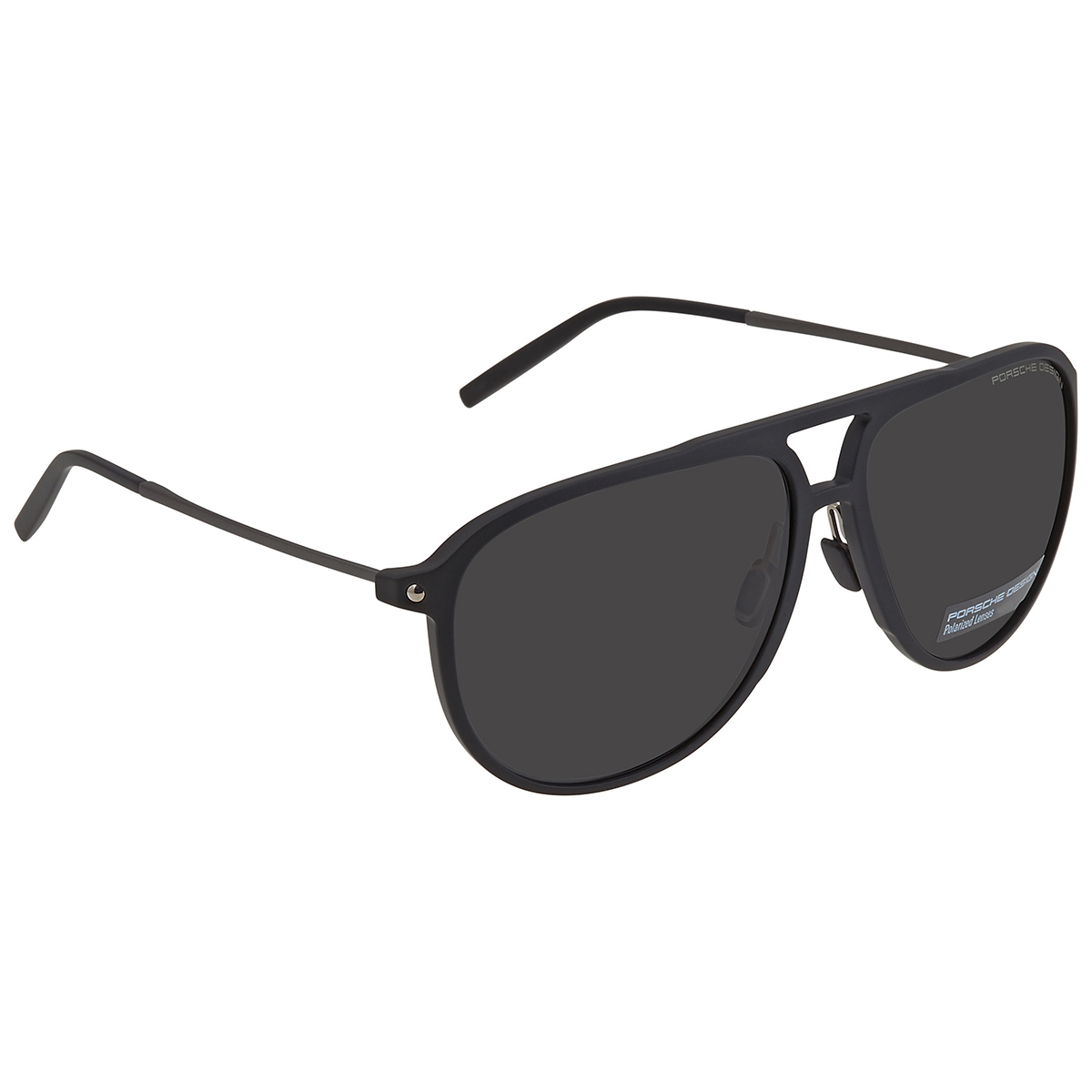 Porsche Design Grey Polarized Pilot Men's Sunglasses P8662 A 62 ...