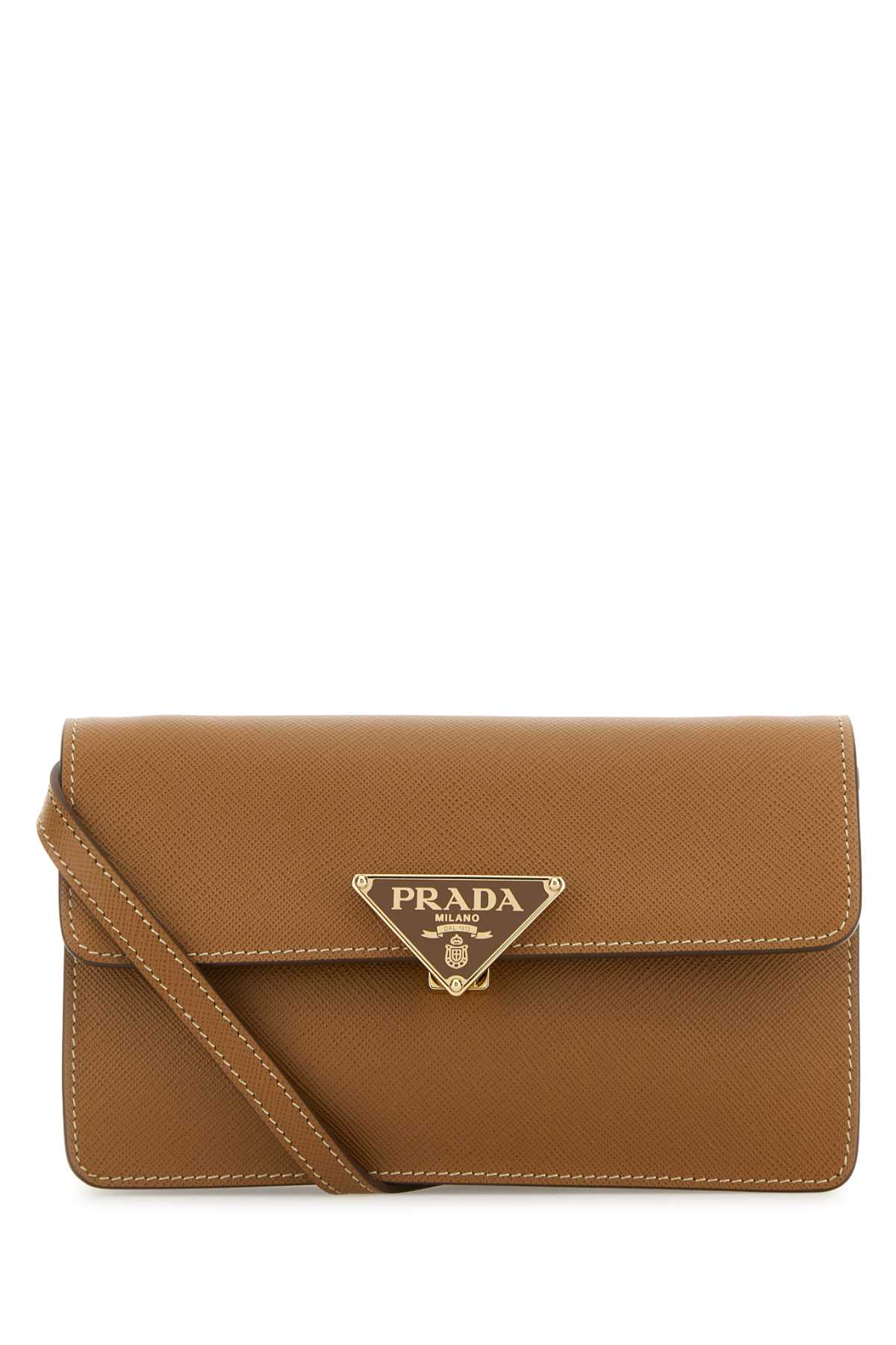 Prada Biscuit Leather Mini Crossbody Bag 1BD386VOTONZV F04N5 ...