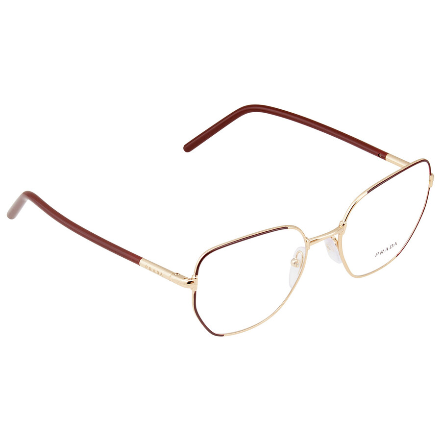 Prada Clear Demo Lens Square Eyeglasses PR 60WV 7M1O1 53 8056597371780 ...