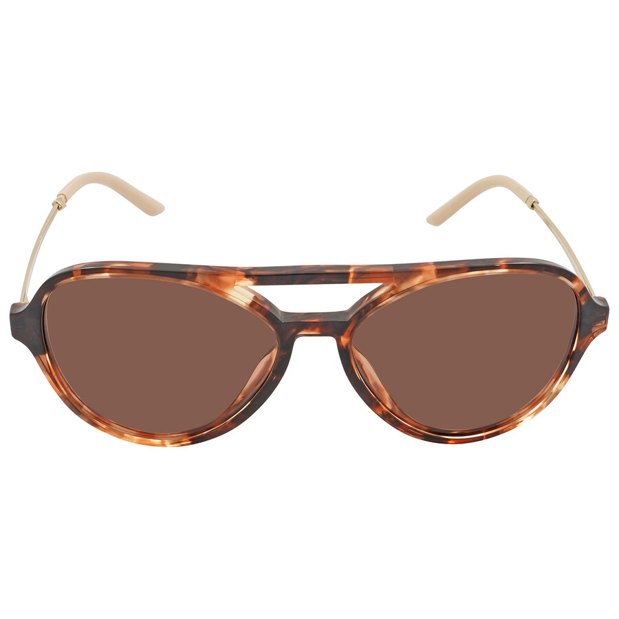 Prada Dark Brown Pilot Ladies Sunglasses PR 13WS 07R1P1 57 ...