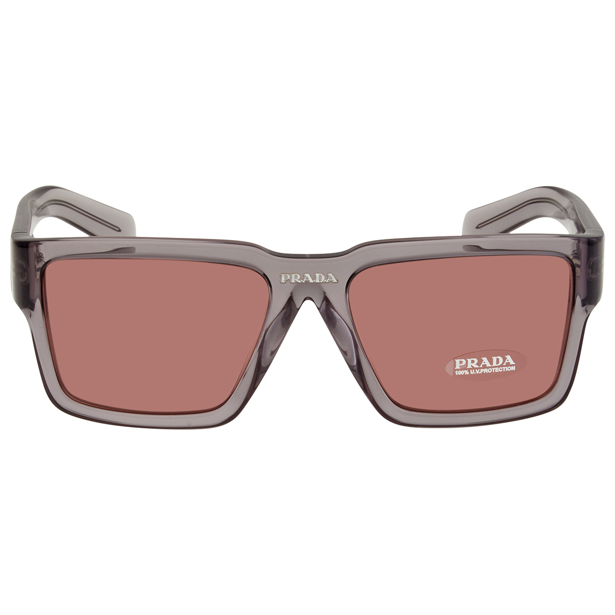 Prada Dark Violet Rectangular Ladies Sunglasses PR 10YS 08U0A0 55 ...