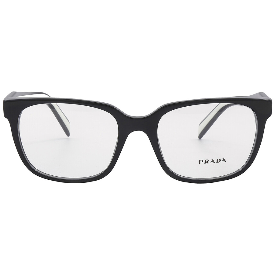 Prada Demo Rectangular Ladies Eyeglasses PR 17ZV 1AB1O1 52 ...