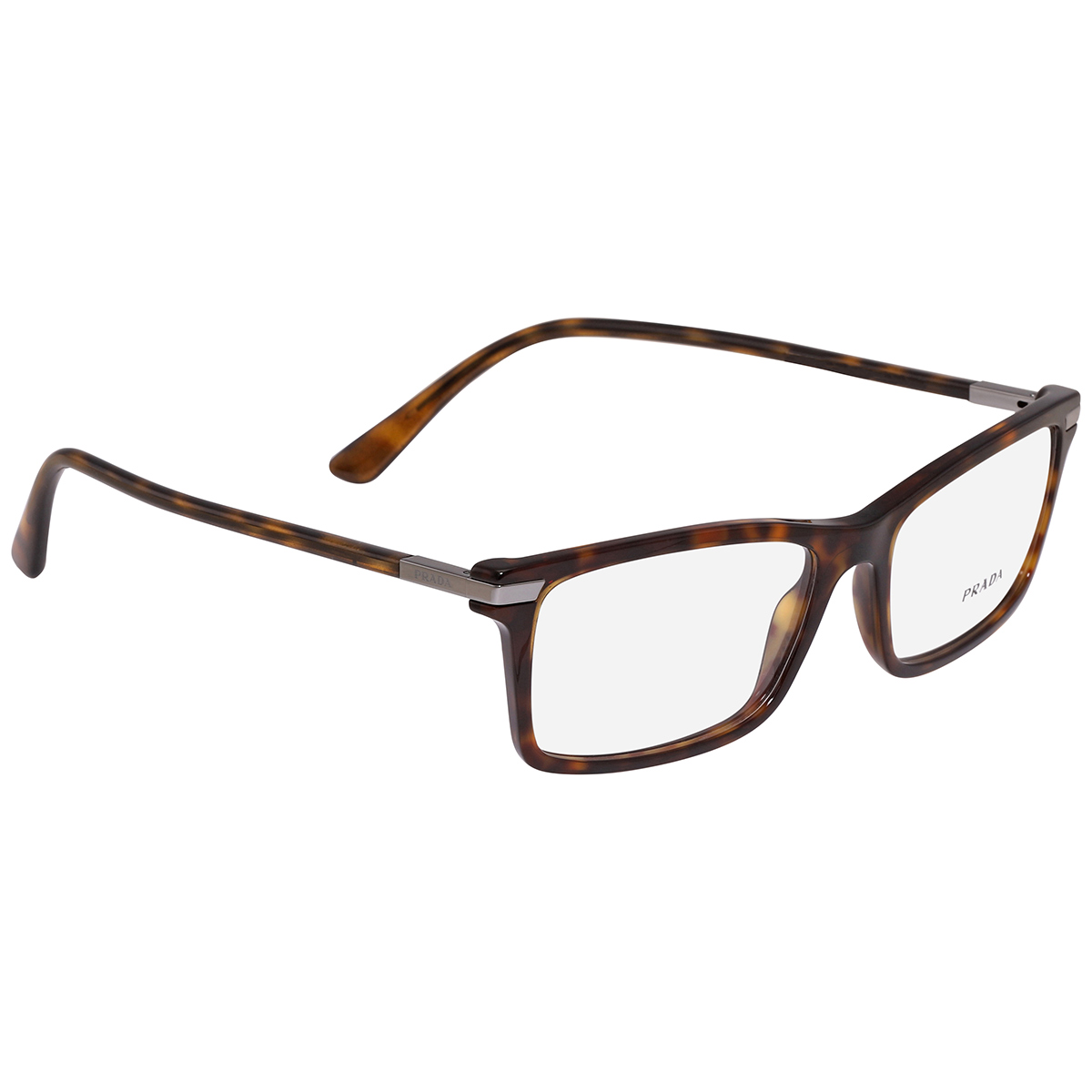 Prada Demo Rectangular Men's Eyeglasses PR 03YV 2AU1O1 56 8056597516372 ...