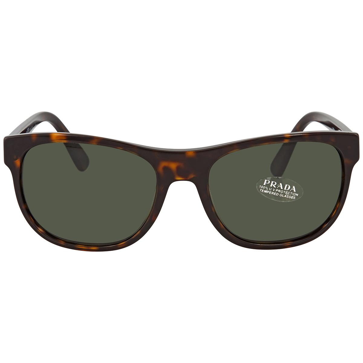 Prada Green Rectangular Men's Sunglasses PR 04XS 2AU0B2 56 ...