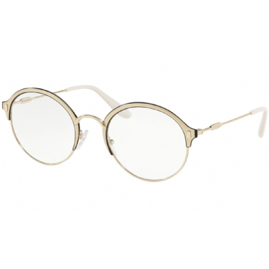 Prada Ladies Gold Tone Pilot Eyeglass Frames 532828 8053672922028 ...