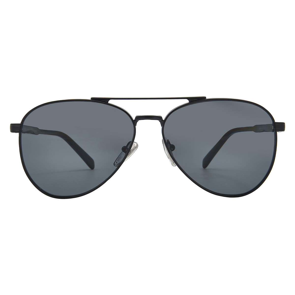 Prada Polarized Dark Grey Pilot Men's Sunglasses PR A58S 1AB5Z1 61 ...