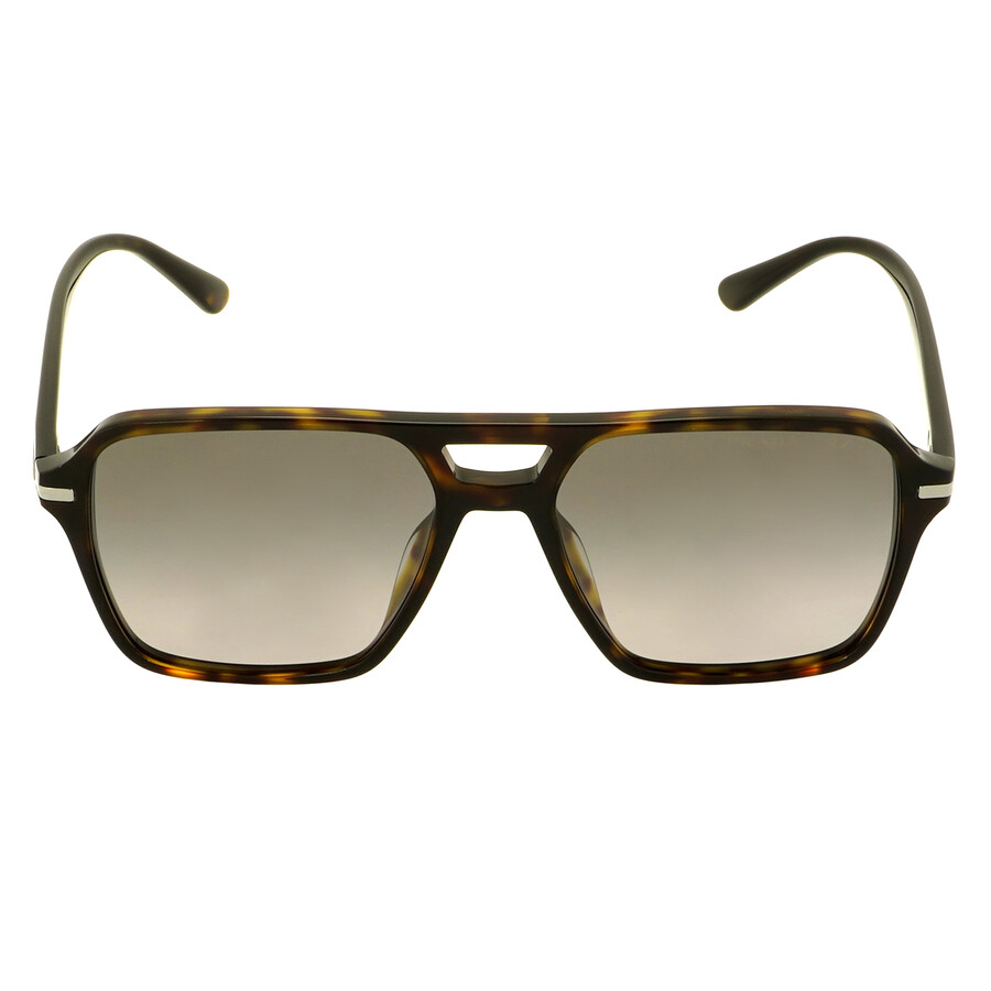 Prada Polarized Grey Gradient Navigator Men's Sunglasses PR 20YS 2AU09G ...