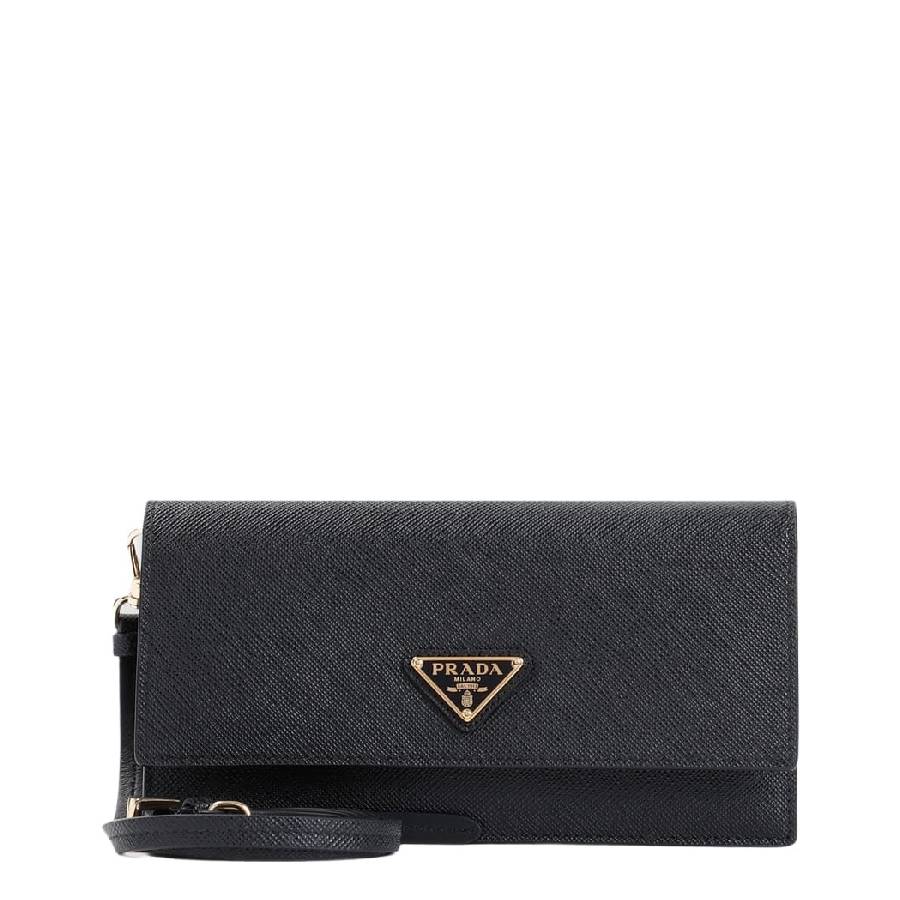 Prada Signature Logo Emblem Leather Mini Bag 1NF0592DB3F0002 - Handbags ...