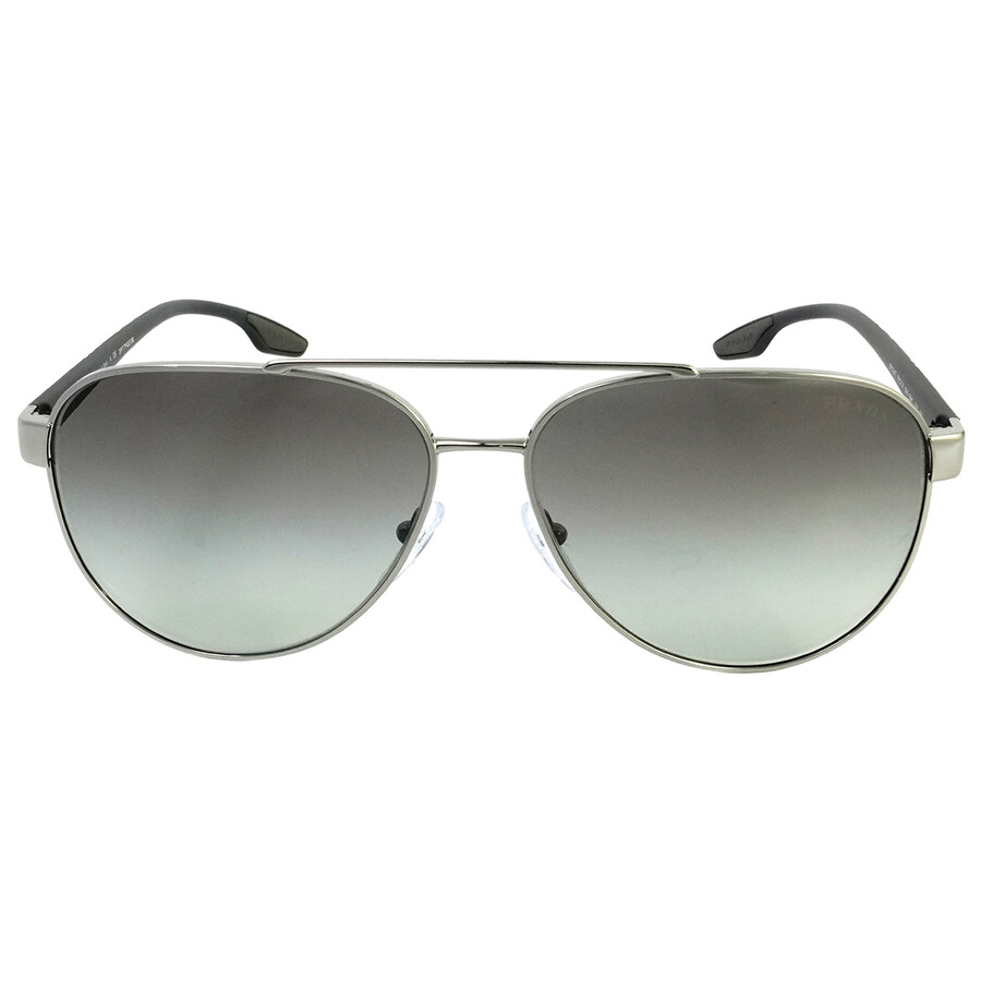 Prada Linea Rossa Prada Unisex Gunmetal Pilot Sunglasses PR PS54TS ...