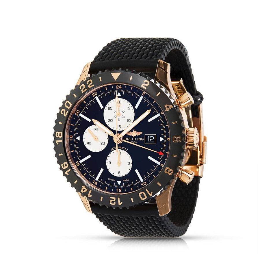 Breitling Pre-owned Breitling Chronoliner Chronograph Chronometer Black ...