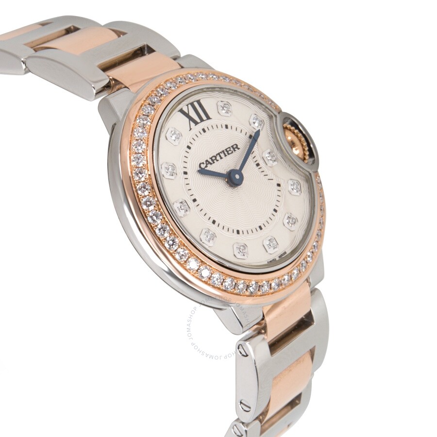 Pre-owned Cartier Ballon Bleu Grey Dial Ladies Watch W3BB0009 - Pre ...