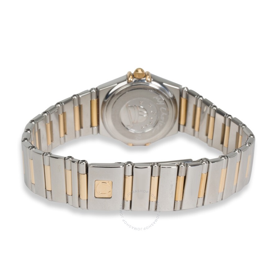 Pre-owned Omega Constellation Rainbow Index White Dial Ladies Watch ...