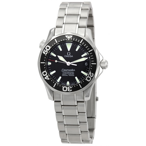 Omega Pre-owned Omega Seamaster Automatic Chronometer Black Dial Unisex ...