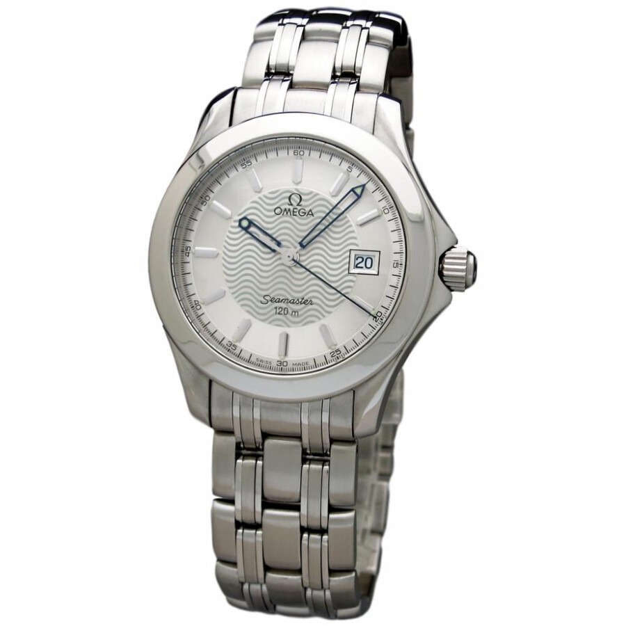 Omega Pre-owned Omega Seamaster Chronometer Silver Dial Men's Watch ...