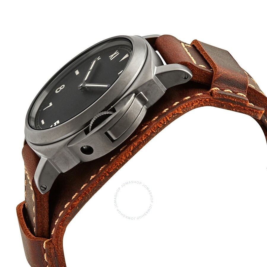 Pre-owned Panerai Luminor 1950 Black Dial Men's Watch PAM00779 - Pre ...