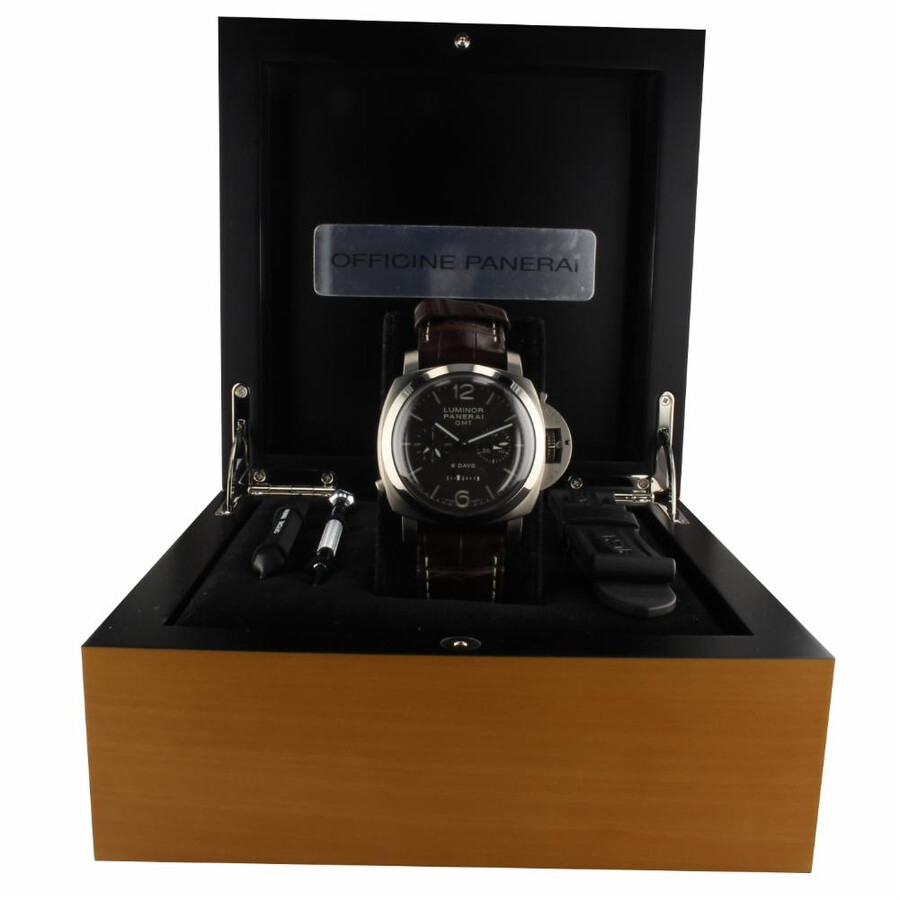 Pre-owned Panerai Luminor 1950 Chronograph Brown Dial Men's Watch ...