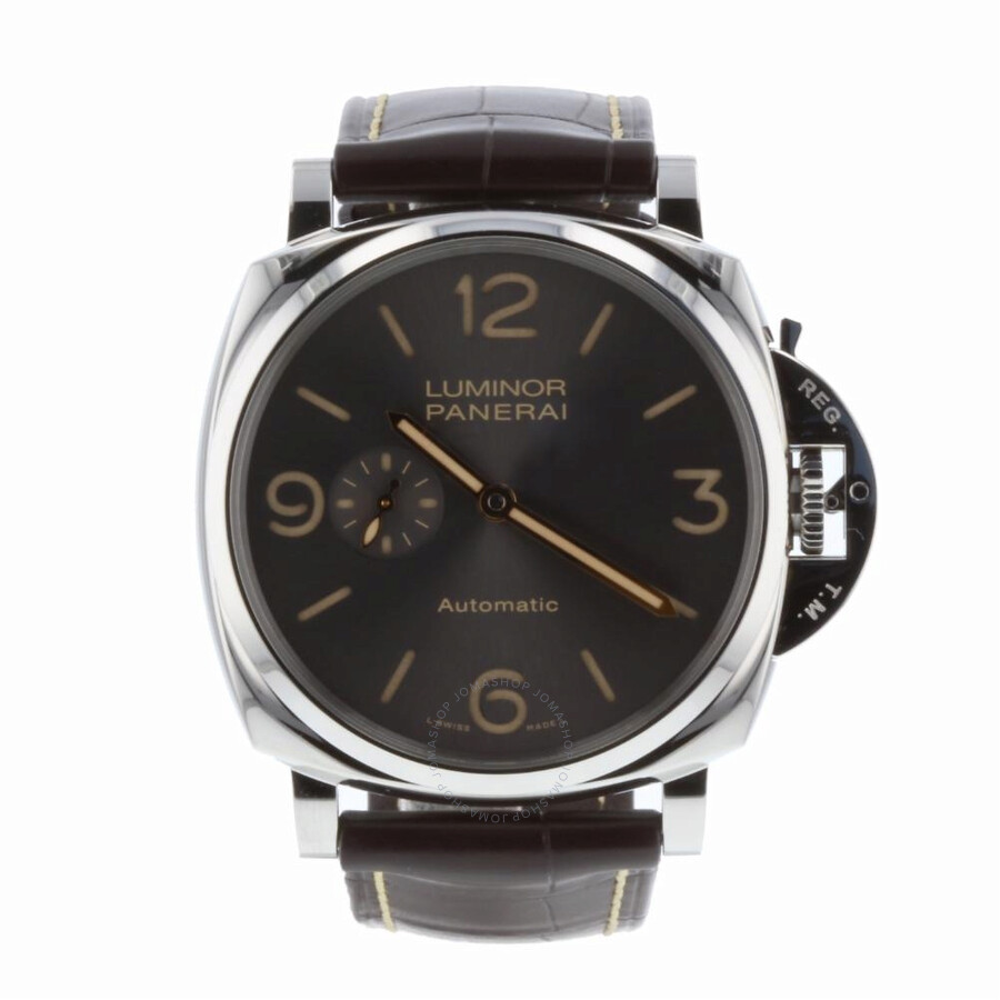 Pre-owned Panerai Luminor Automatic Black Dial Men's Watch PAM00739 ...