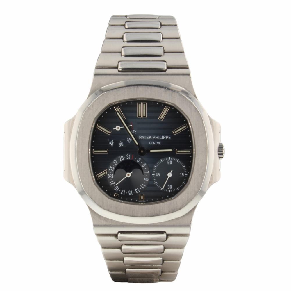 Patek Philippe Pre-owned Patek Philippe Jumbo Nautilus Automatic Blue ...