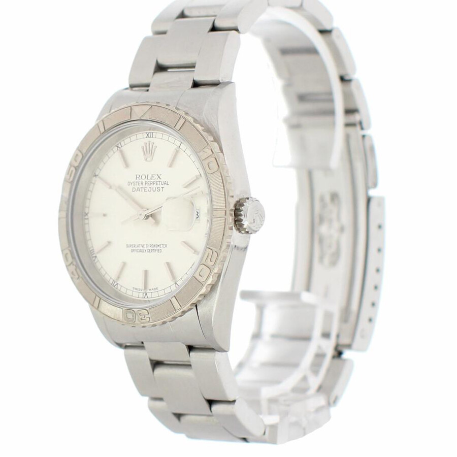 Pre-owned Rolex Datejust Automatic Silver Dial Men's Watch 16264 ...