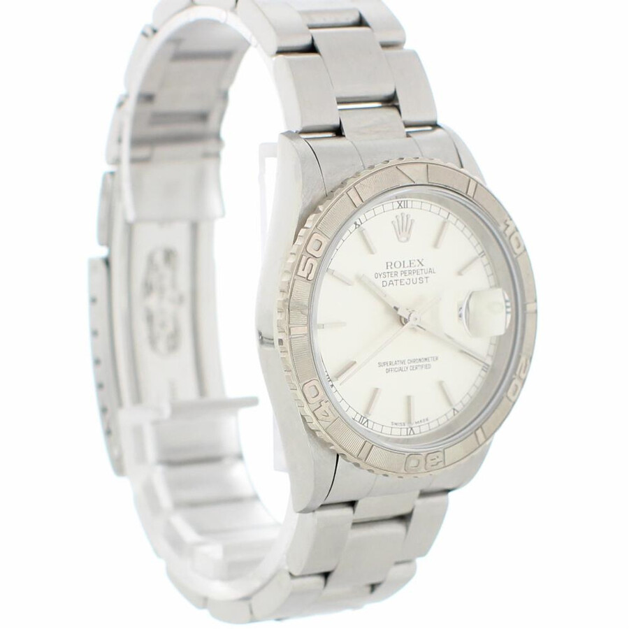 Pre-owned Rolex Datejust Automatic Silver Dial Men's Watch 16264 ...