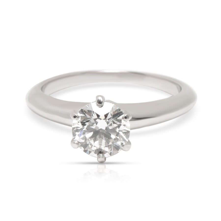 Tiffany & Co. Pre-Owned Tiffany Diamond Engagement Ring in Platinum H ...