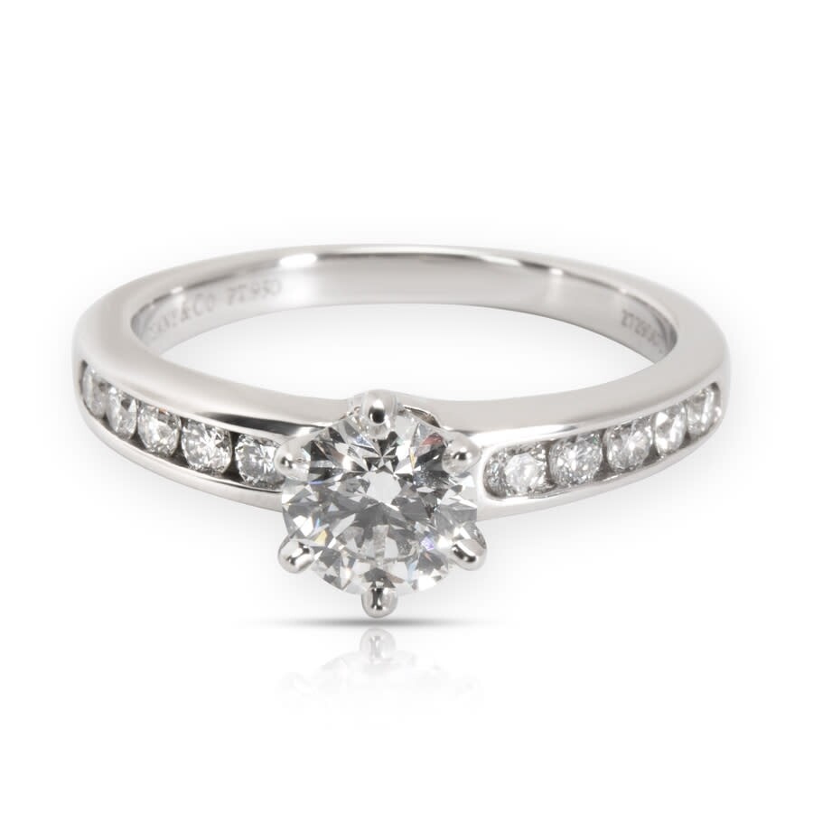Tiffany & Co. Pre-Owned Tiffany Diamond Engagement Ring in Platinum I ...