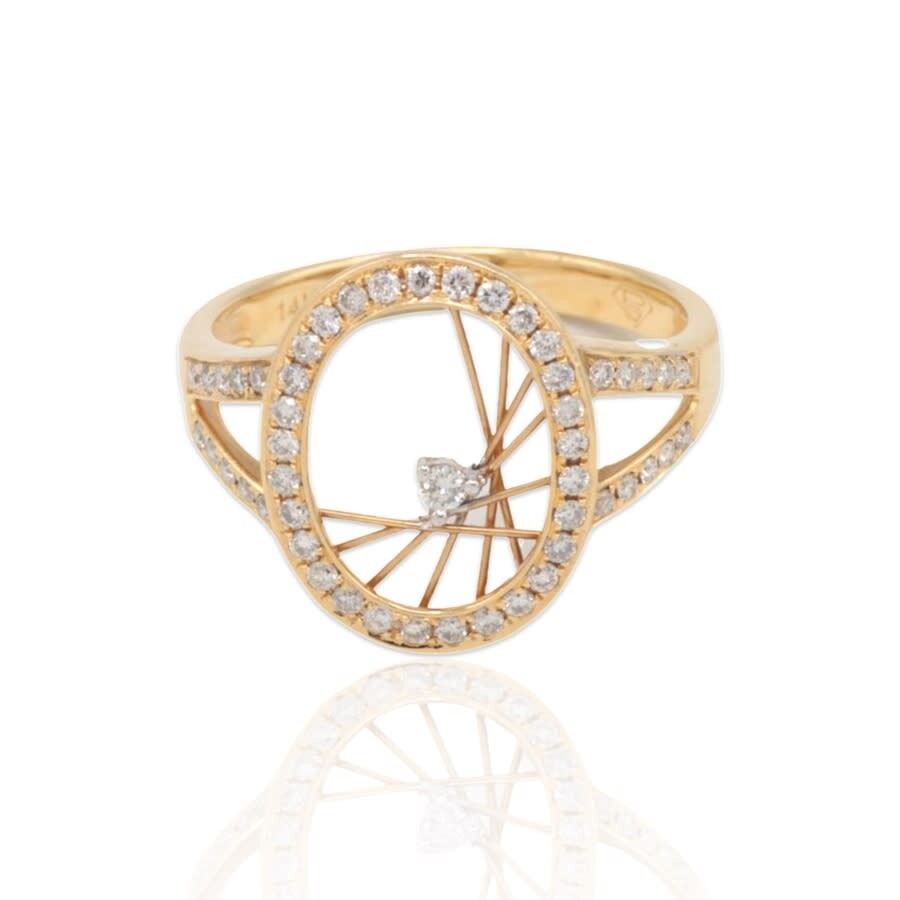 Estate Jewelry Pre-Owned 14K Yellow Gold Diamond Ring 62021 - Pre-Owned ...