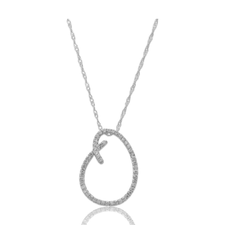 Estate Jewelry Pre-Owned 18K White Gold Diamond Necklace 62542 - Pre ...
