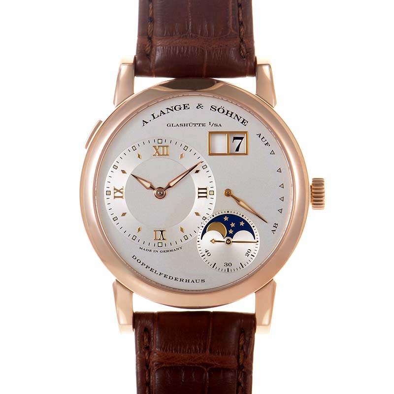 Pre-owned A. Lange & Sohne Lange 1 Off Center Silver Dial Men's Watch ...