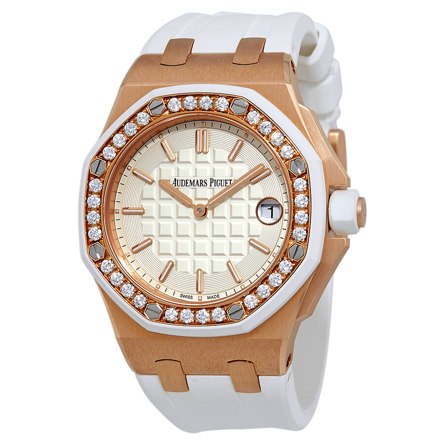 Audemars Piguet Pre-owned Audemars Piguet Royal Oak Diamond Silver ...